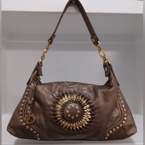 Junior Drake | Bags | Vintage Metallic Gold Studded Bag | Poshmark